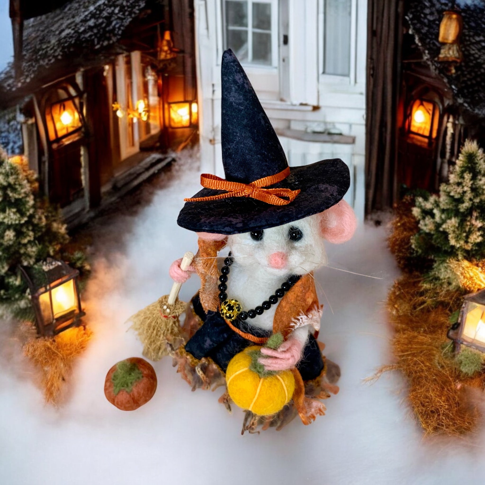 Filomena the Mouse – OOAK Needle Felted Natural Fiber Doll | Handmade ...