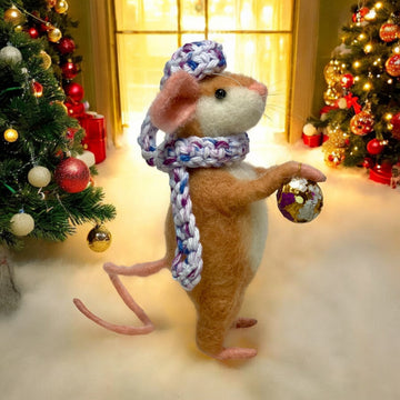Felted Mice Collection – Handcrafted Natural Fiber Creatures ...